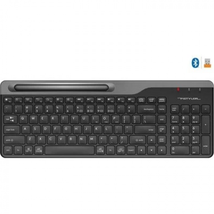 Klavye A4 Tech FBK25 Siyah Bluetooth+2.4G Nano FN-Multimedya Tr Layout