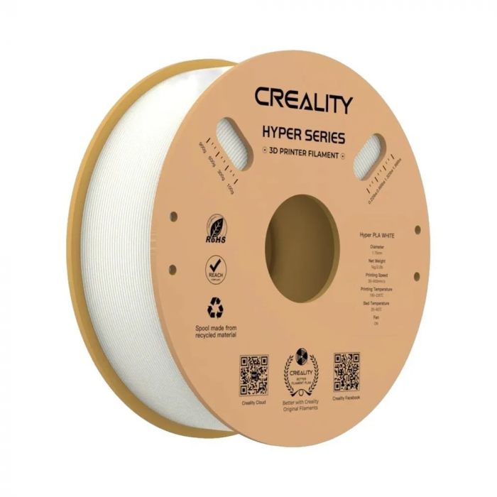 Creality Hyper PLA Beyaz Filament 1.75mm 1Kg - Creality Hyper PLA Filament