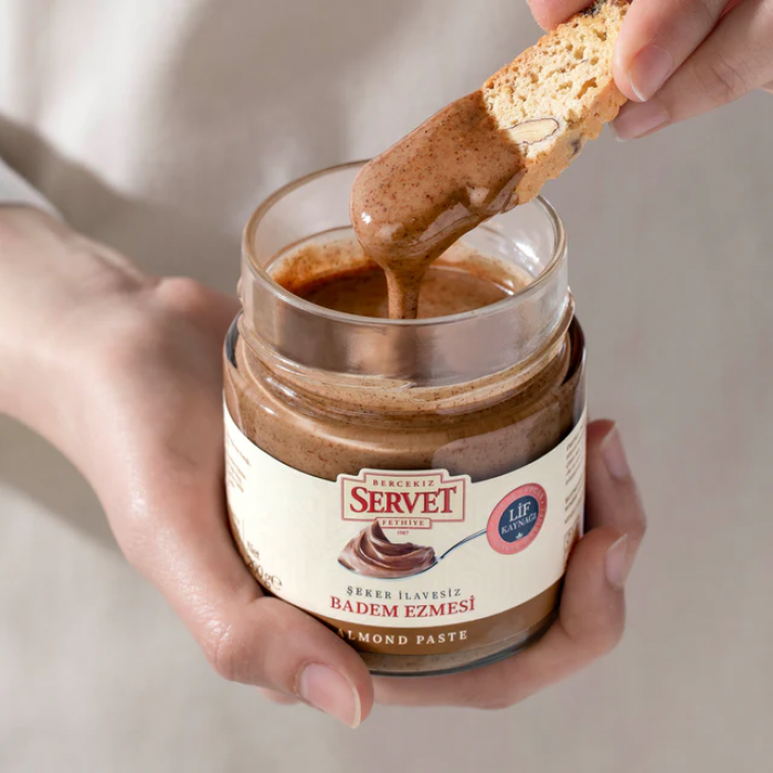 SERVET Şeker İlavesiz Badem Ezmesi 200g