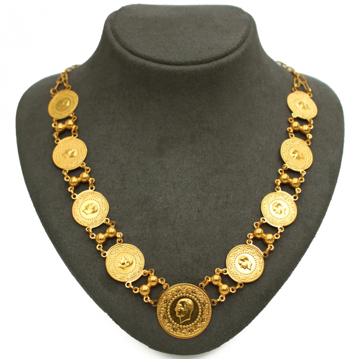 22 Ayar Resatli Kolye