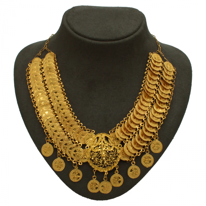 22 Ayar 2 Sıralı Reşatlı Kolye