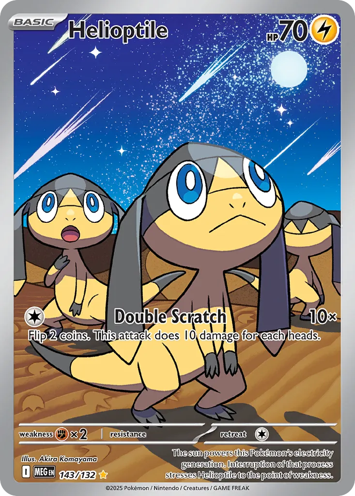 Helioptile 143-132 - Mega Evolution