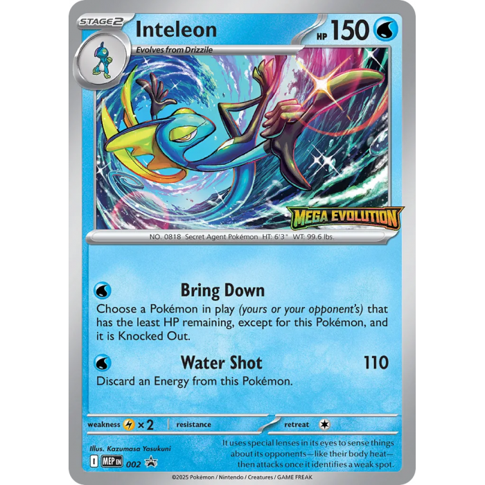 Inteleon 002 - Mega Evolution Promos