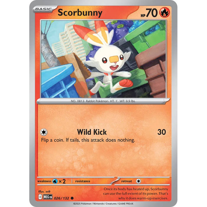 Scorbunny 026/132 - Mega Evolution