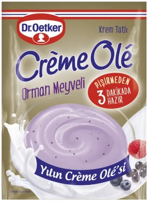Dr. Oetker Creme Ole Ormanmeyve Aromalı 110 Gr - Lezzetli Pasta Yardımcısı