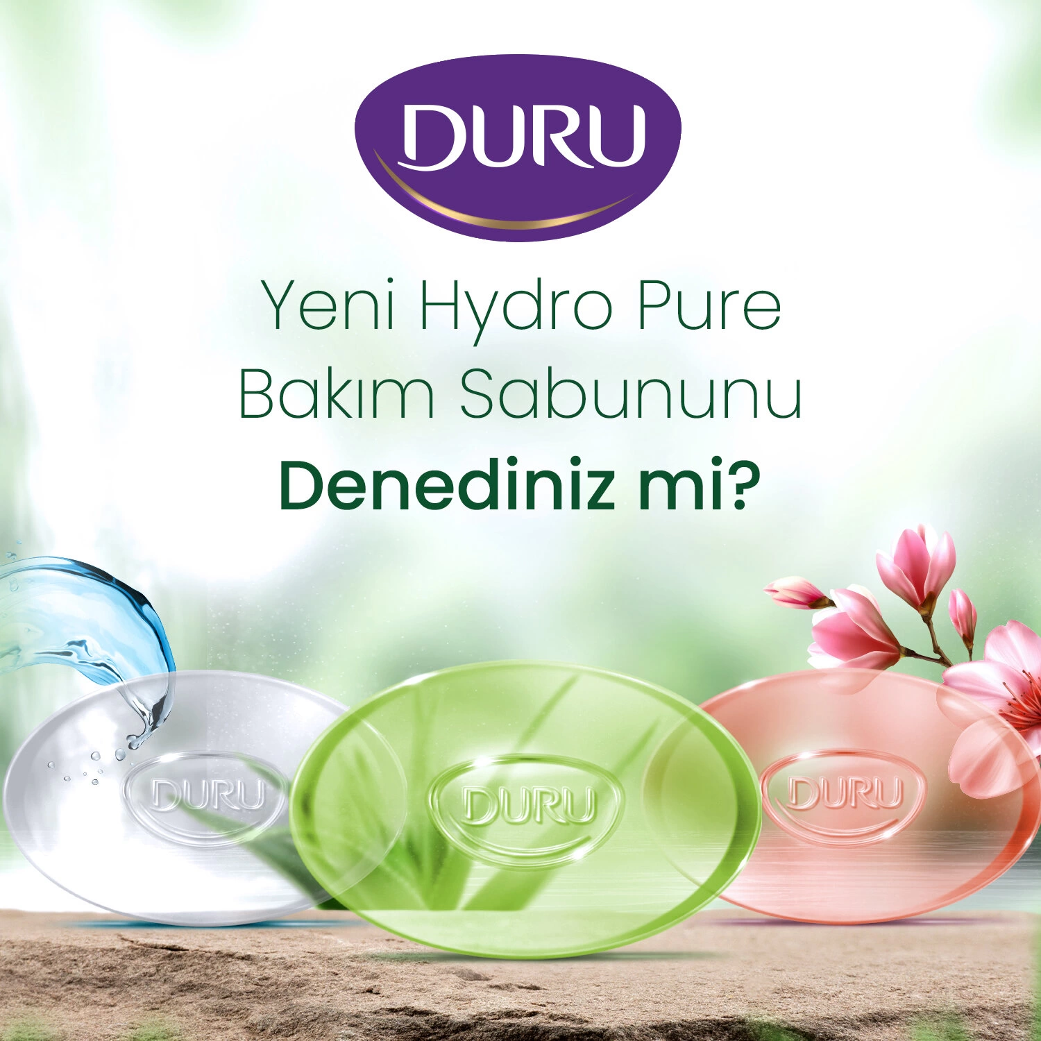 Duru Hydro Pure Sabun Sakura Çiçeği 450gr - Kalıp Sabun - Temizlik ...