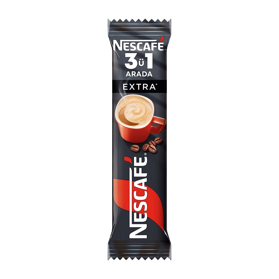 Nescafe 3ü 1 Arada Extra - Pratik ve Lezzetli Toz Kahve İçeceği - Nescafe.