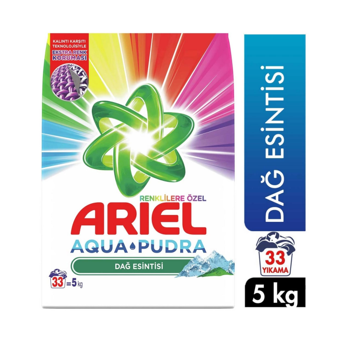 Ariel Dağ Esintisi Renkliler 5 Kg-8001841291086-Çamaşır Deterjanı Ariel Dağ Esintisi Renkliler 5 Kg-8001841291086-Çamaşır Deterjanı