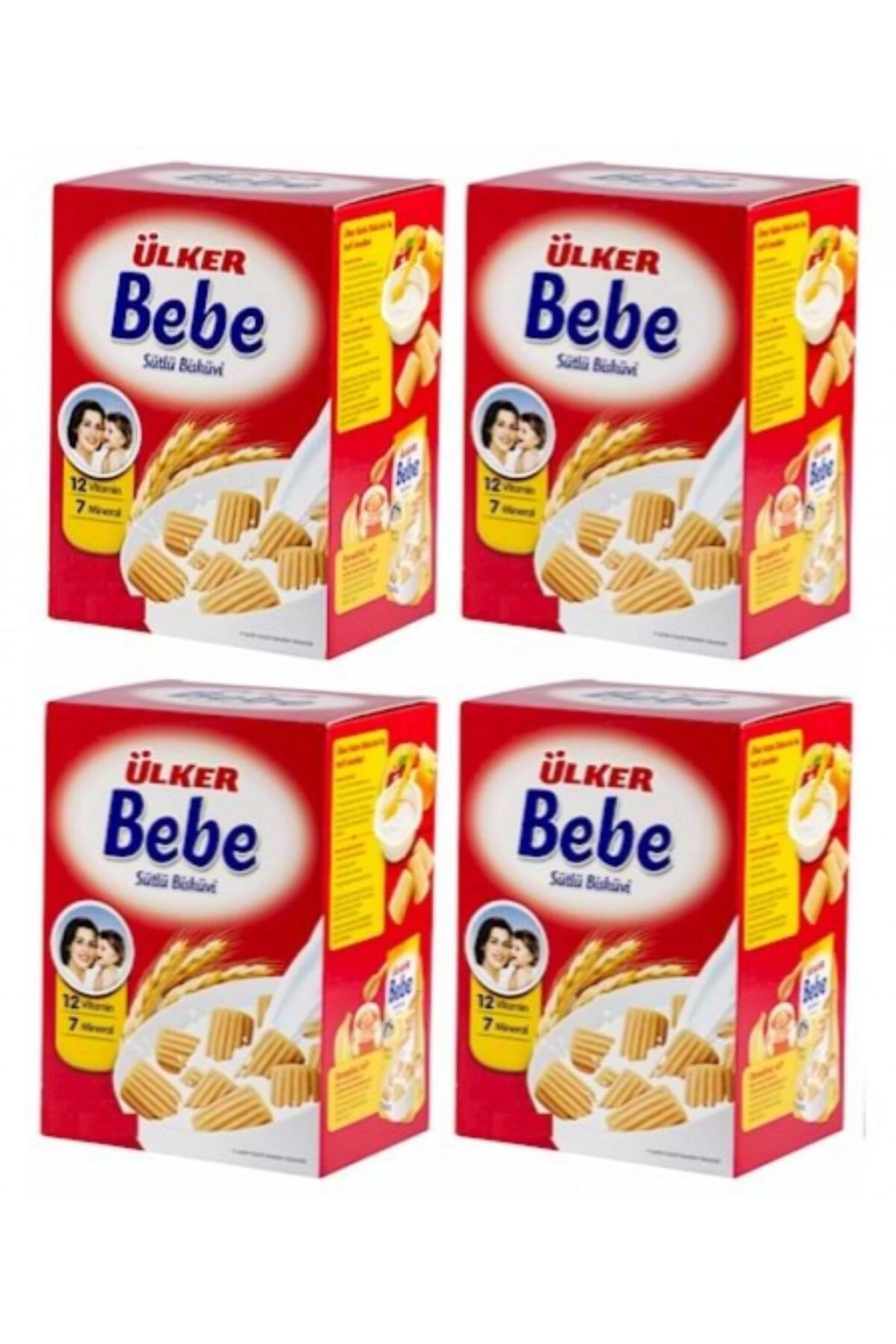 Ülker Bebe Bisküvisi 800gr Koli 4lü-PAKETÜLKER03-Bebek Maması