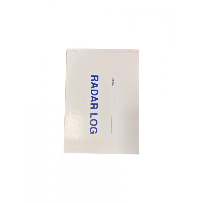 Radar Log & Maintenance Record Book (Part 1 and Part 2 for Tankers) (İngilizce)