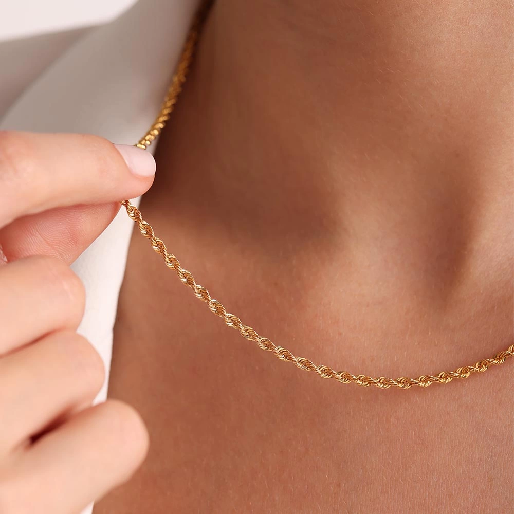 14 Ayar Altın Zincir Kolye | Mimra Pırlanta