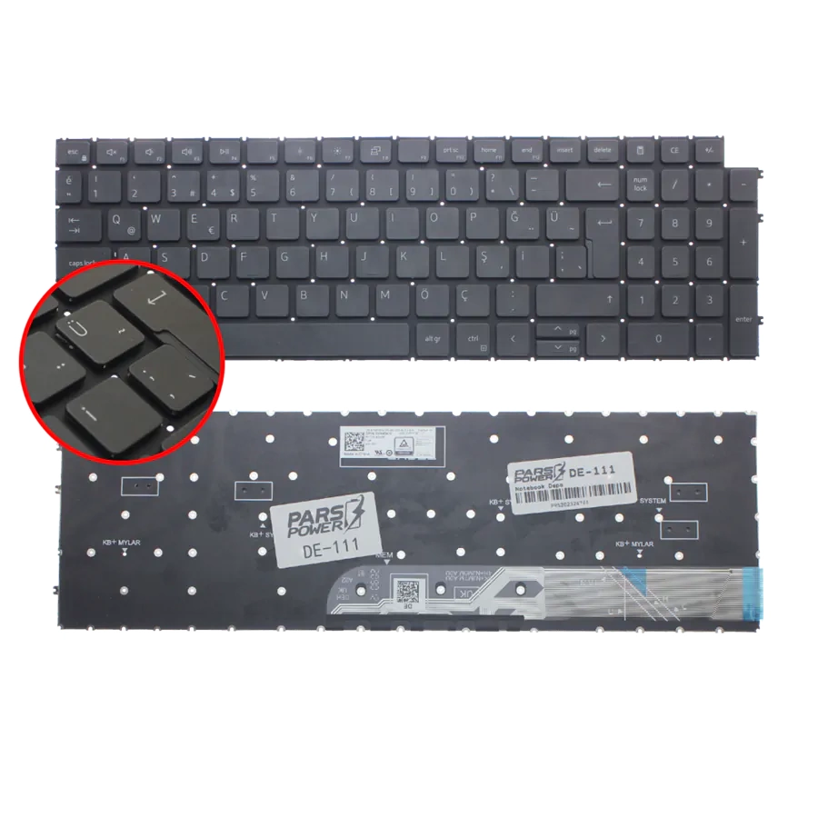 Dell inspiron 15 5518 P106F Klavye (Siyah TR) Satın Al - Aynı Gün Kargo