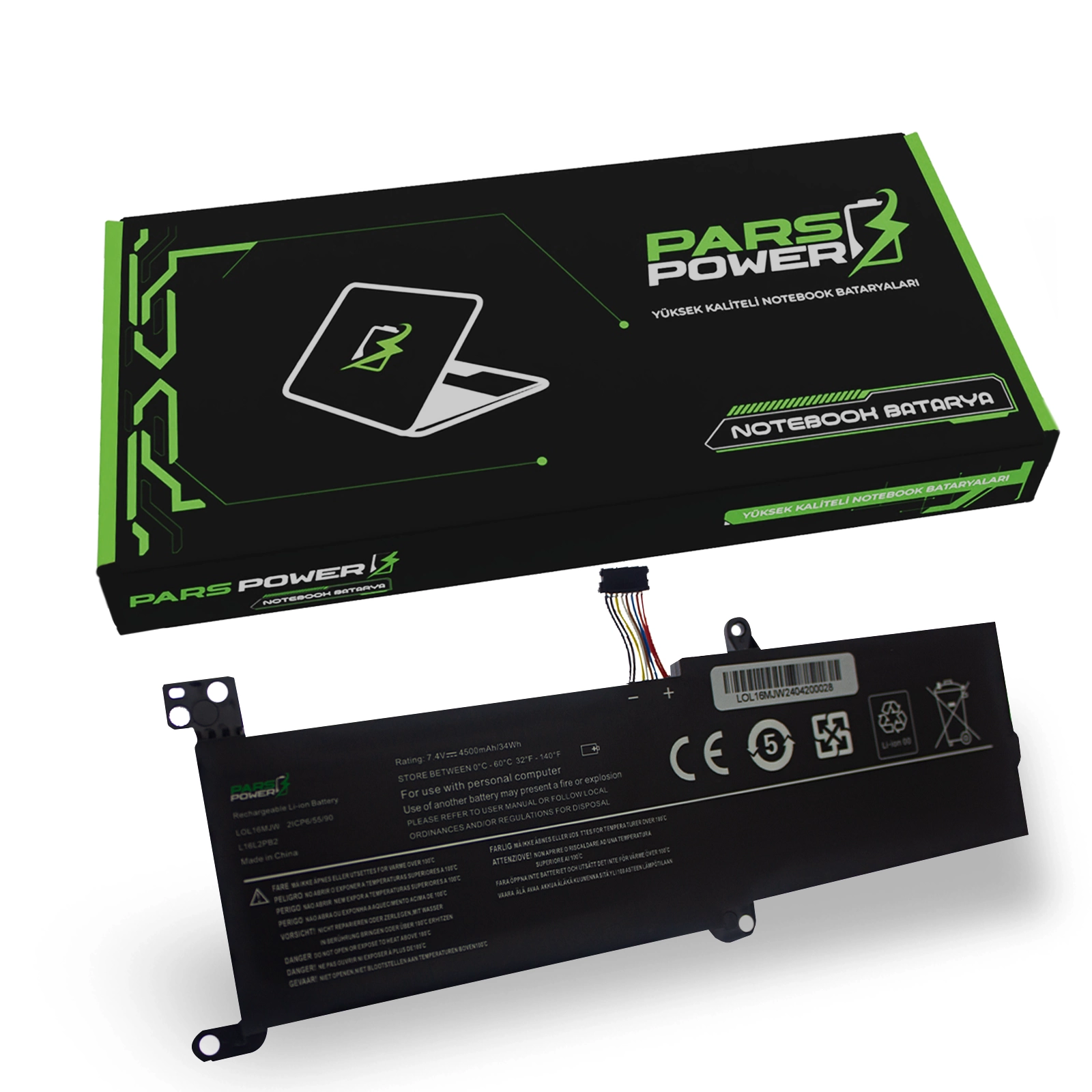 Lenovo IdeaPad 3-14IIL05 81WD, 3-14IML05 81WA Batarya - Pil (Pars Power ...