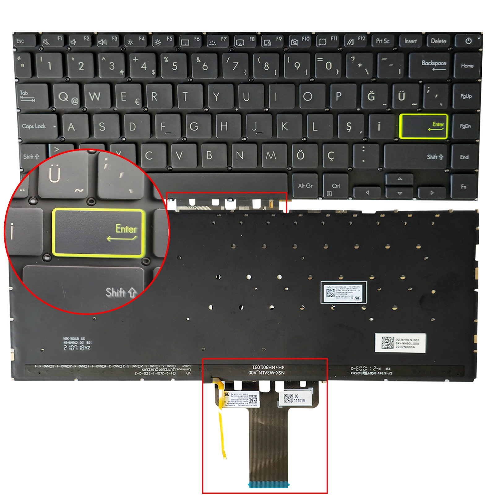 Asus VivoBook 14 X413, X413FF Klavye Işıklı (Siyah TR) Satın Al - Aynı ...