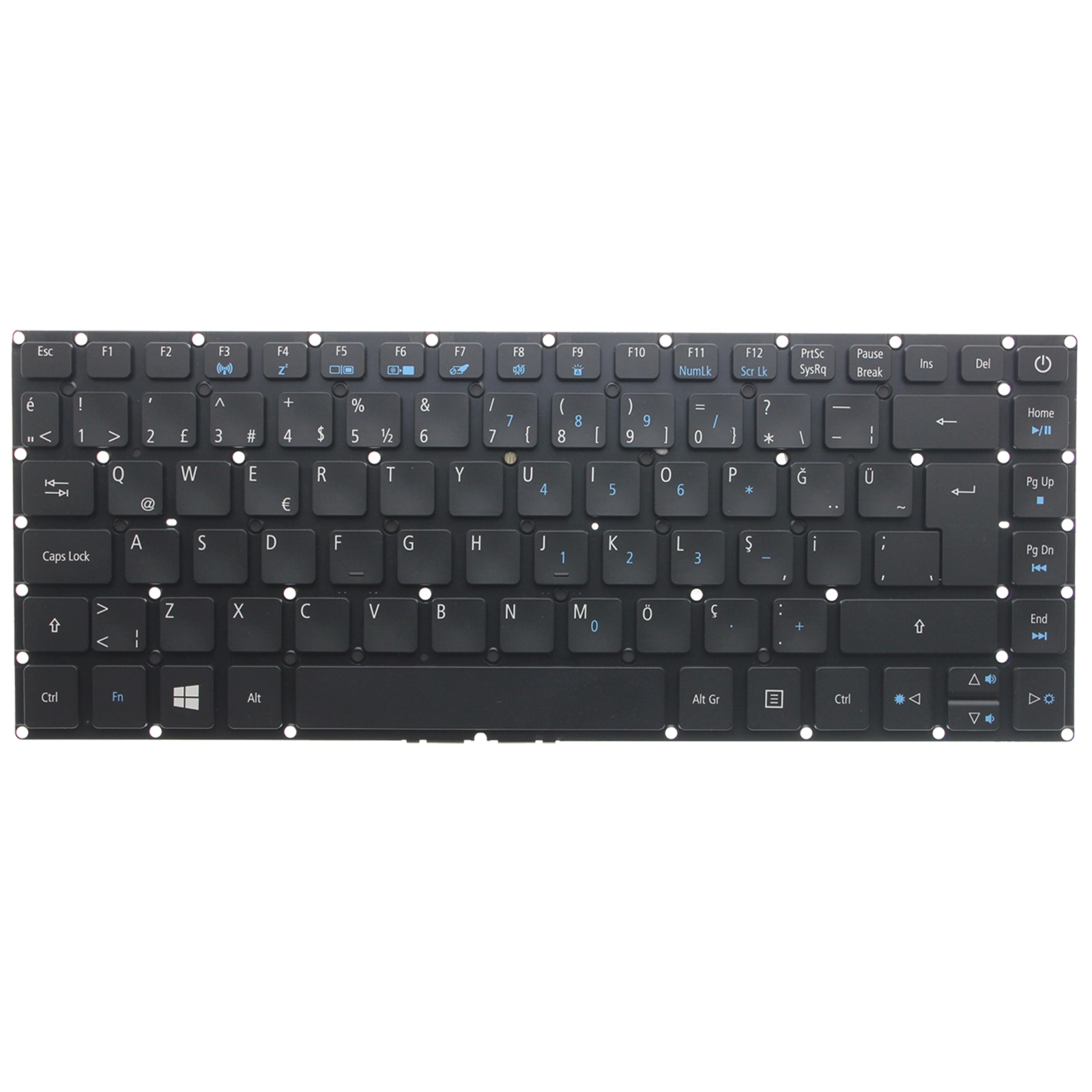 Acer E5-475G Notebook Klavye Işıklı (Siyah TR) Satın Al - Aynı Gün Kargo