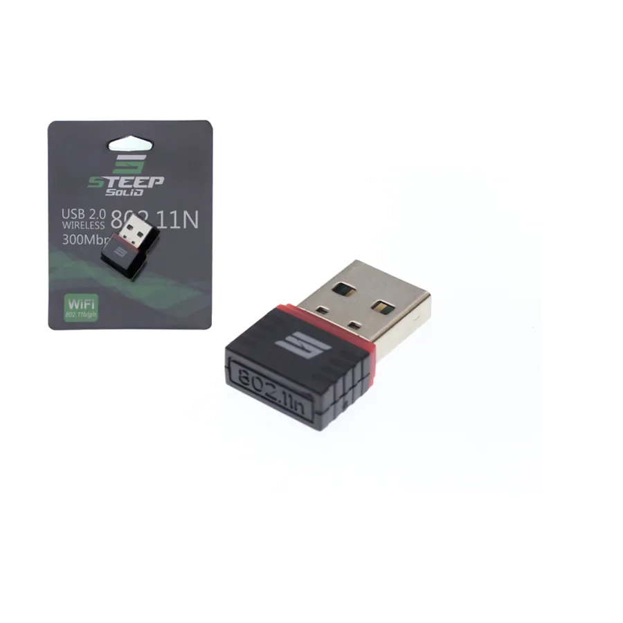 Steep Solid USB 2.0 802.11N Kablosuz Nano WiFi Adaptör 300Mbps Satın Al - Aynı Gün Kargo