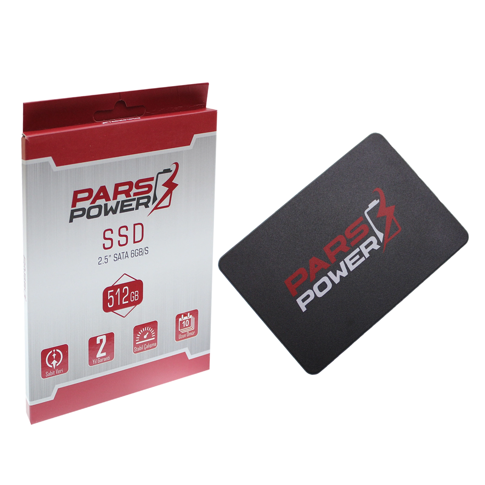 PARS POWER 2.5" PP-7 PRO 480GB - 512GB 3D Nand (500/450) SATA 3.0 SSD ...