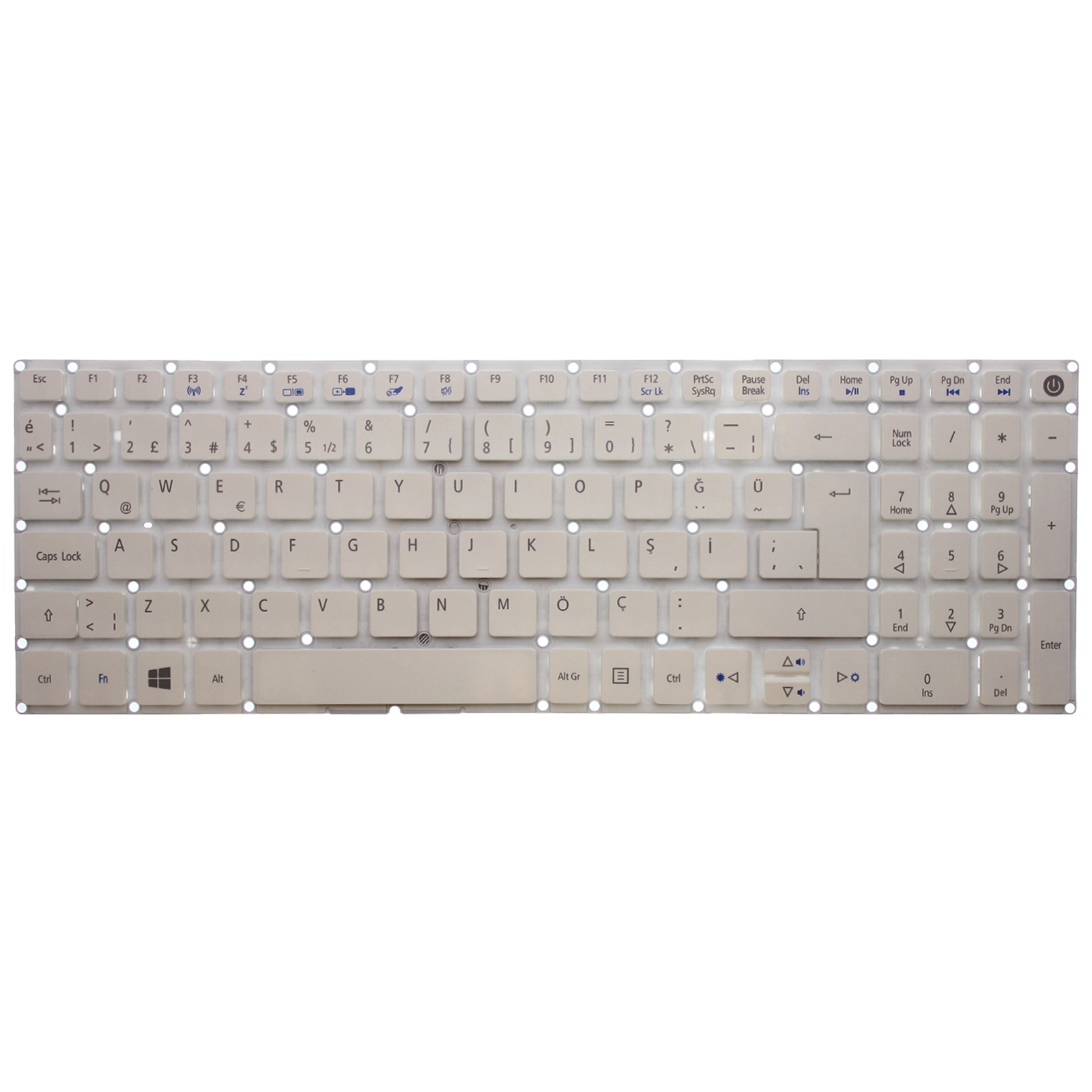 Acer Aspire E5-576, E5-576G Notebook Klavye (Beyaz TR) Satın Al - Aynı ...