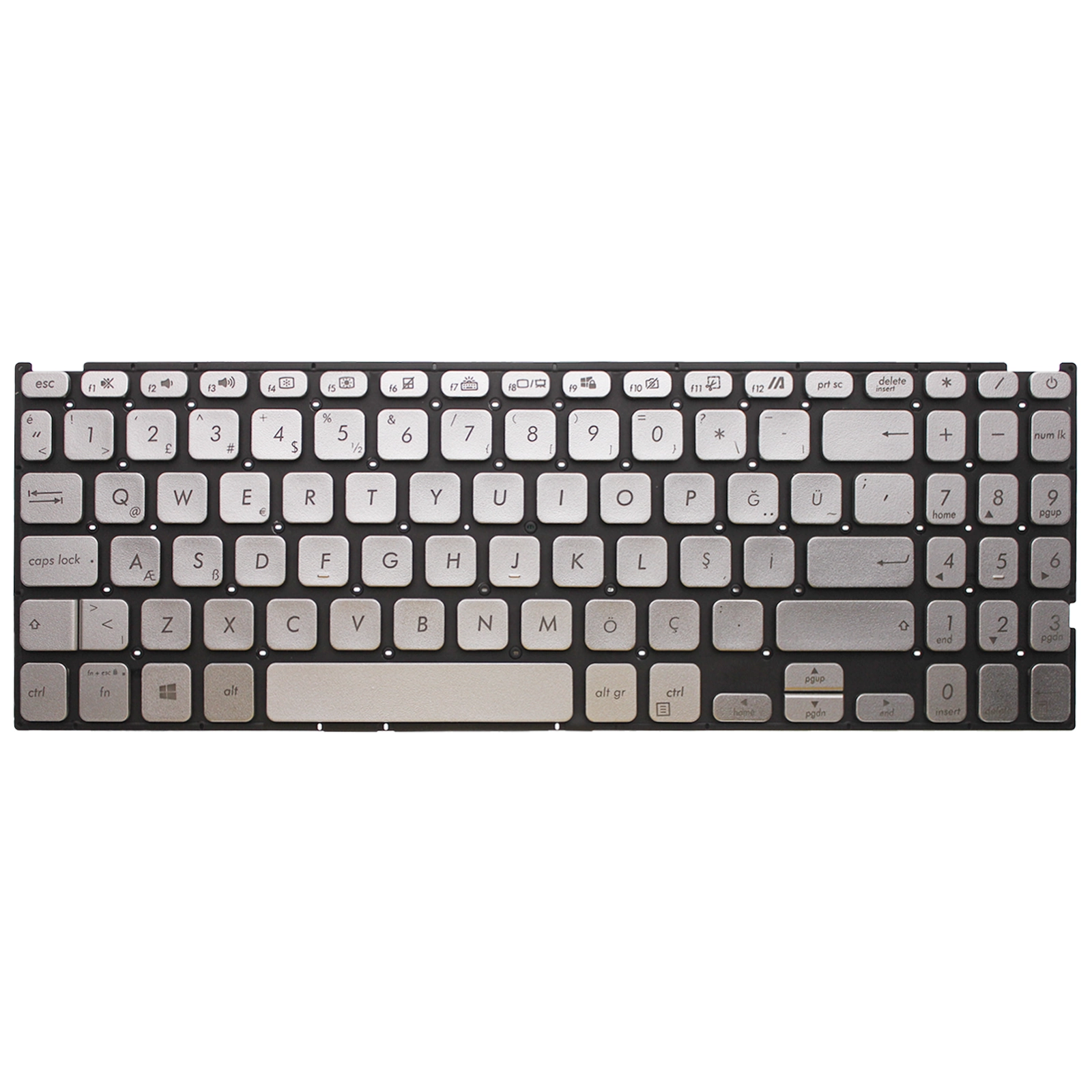Asus X515K, X515KA Klavye Işıklı (Gümüş TR) Satın Al - Aynı Gün Kargo