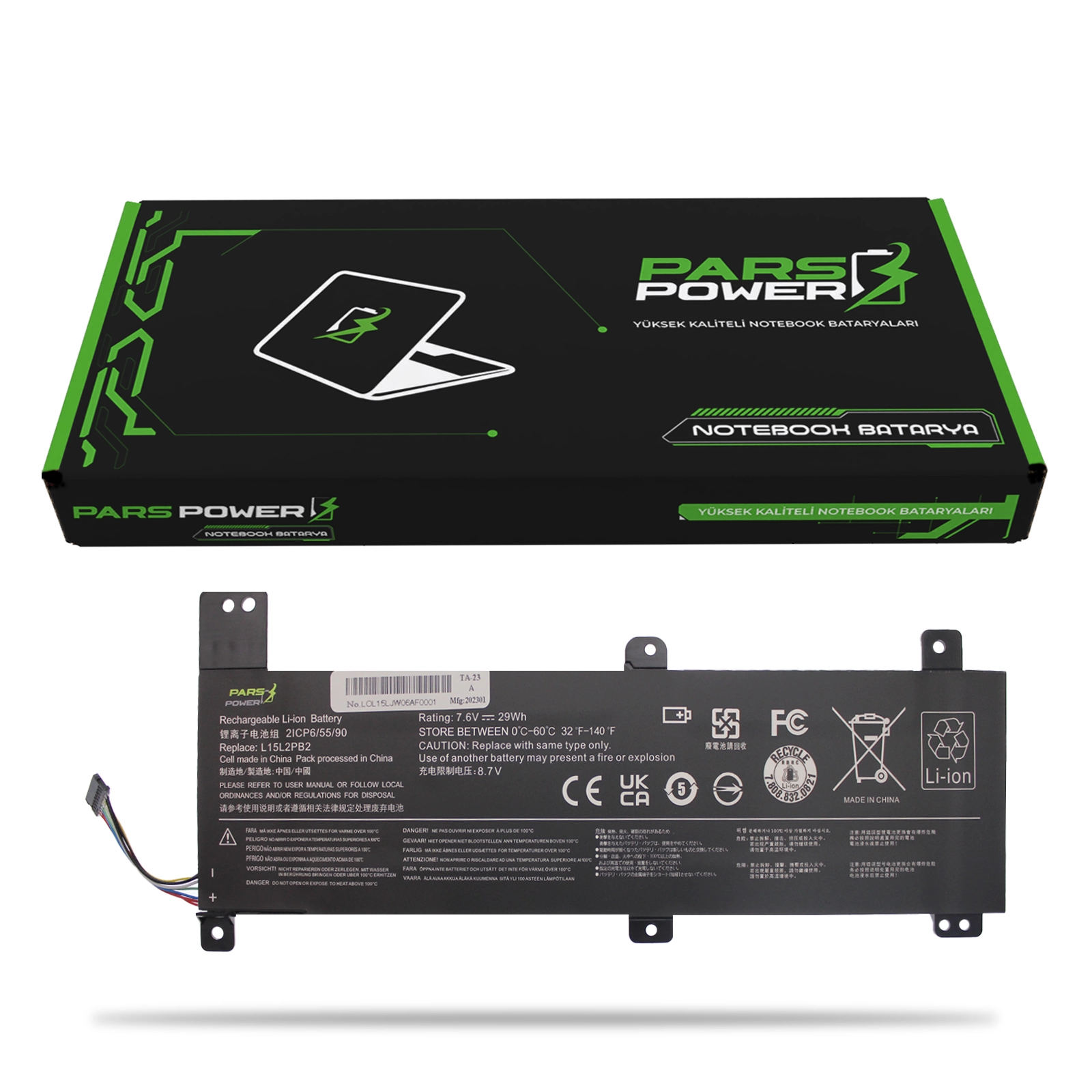 Lenovo ideaPad 5B10L13961, 5B10K87712 Batarya - Pil (Pars Power) Satın ...