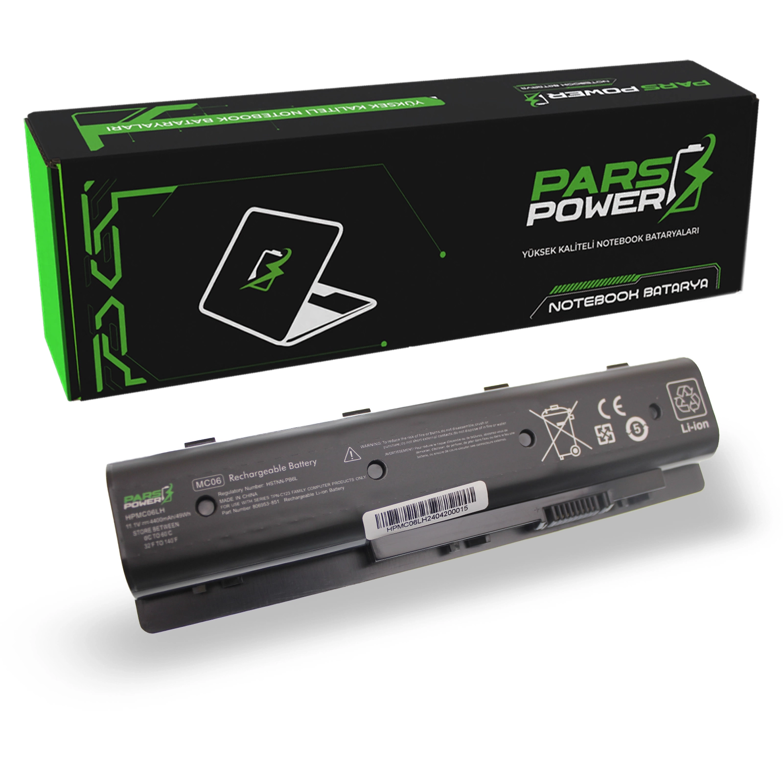 HP Envy MC04, MC06 Batarya - Pil (Pars Power) Satın Al - Aynı Gün Kargo