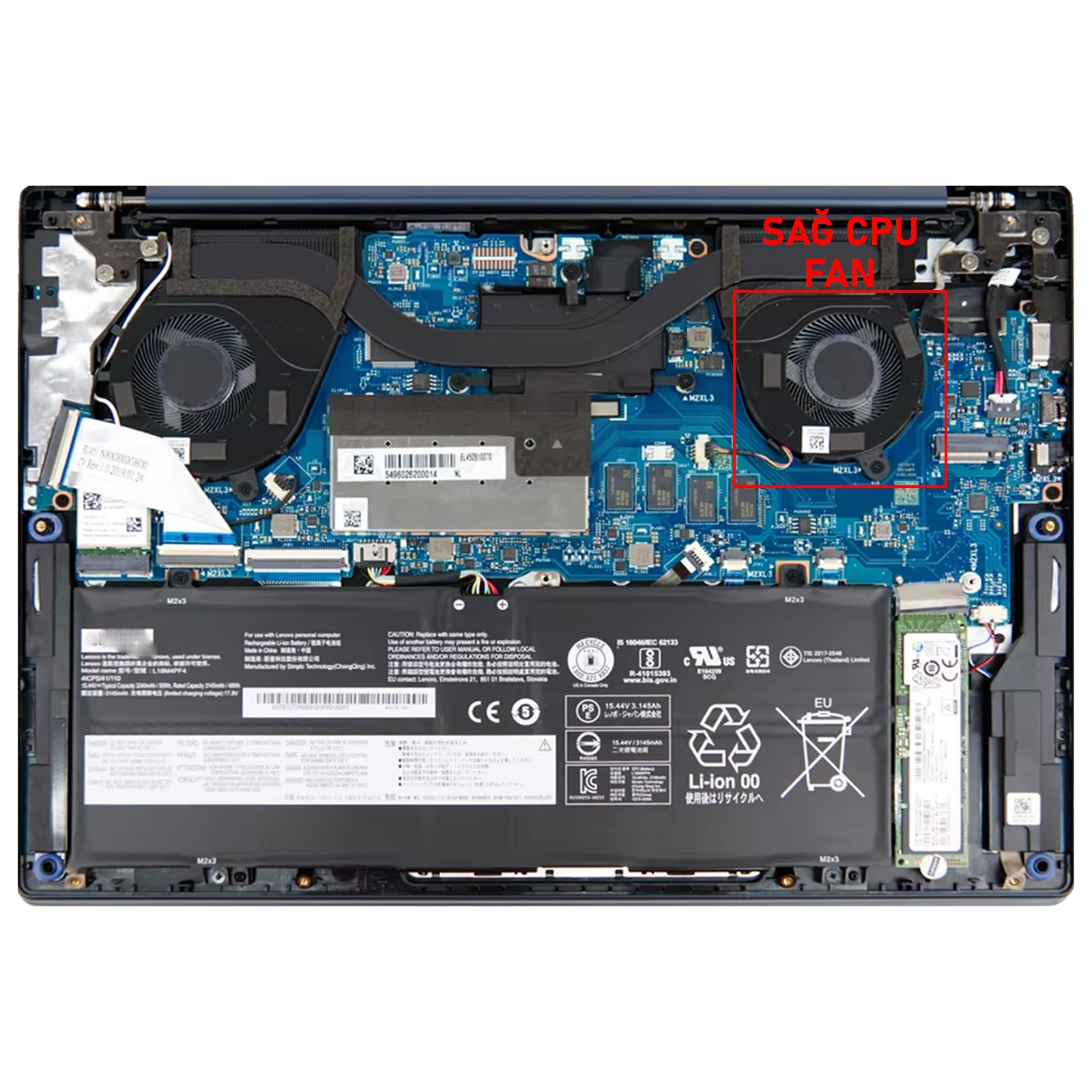 Lenovo Ideapad BAPB0605R5H-Y005, EG50040S1-1C170-S9A CPU Fan - İşlemci ...