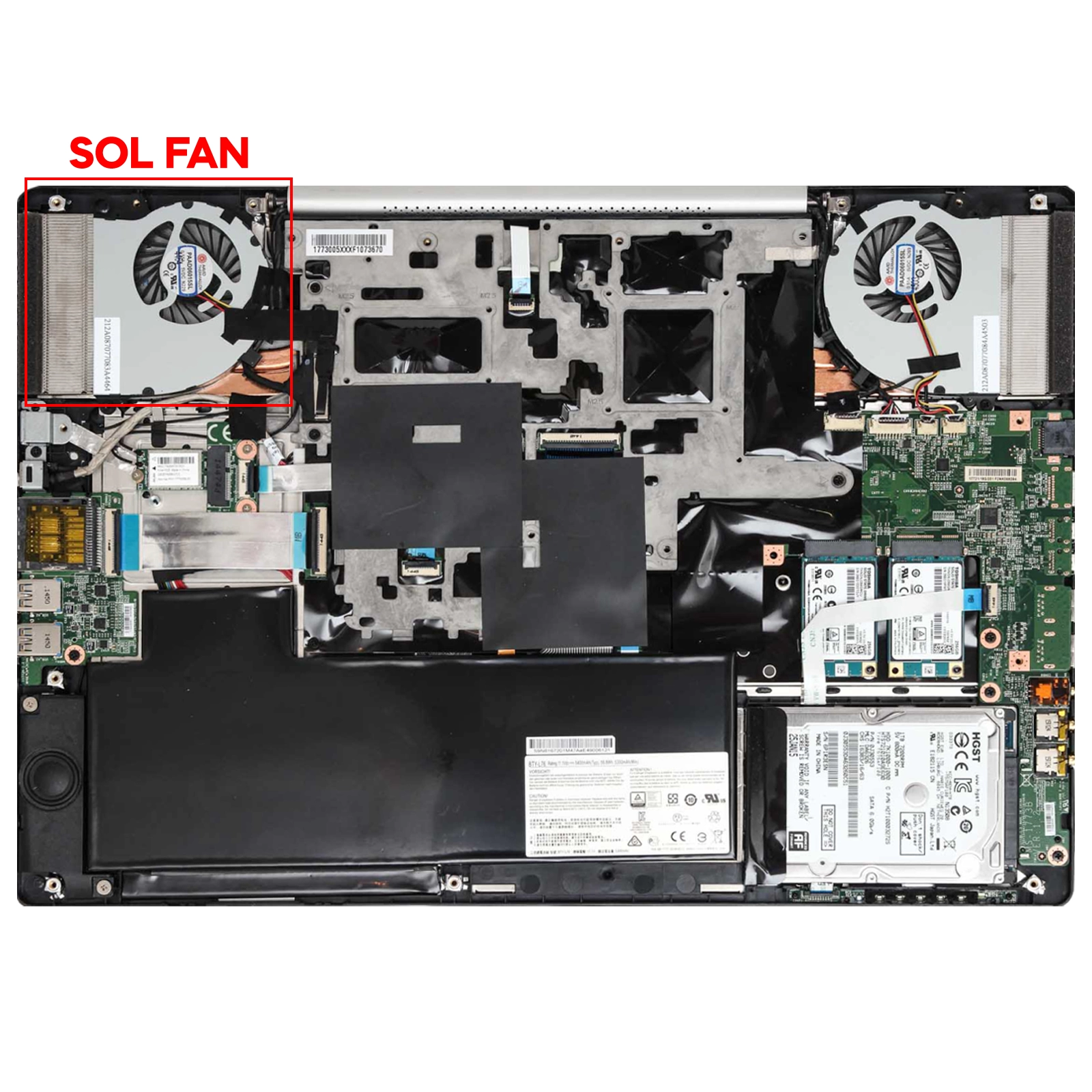 Msi GS72 Stealth Pro(4K) 6QE-243TR CPU Fan - İşlemci Fanı Satın Al ...