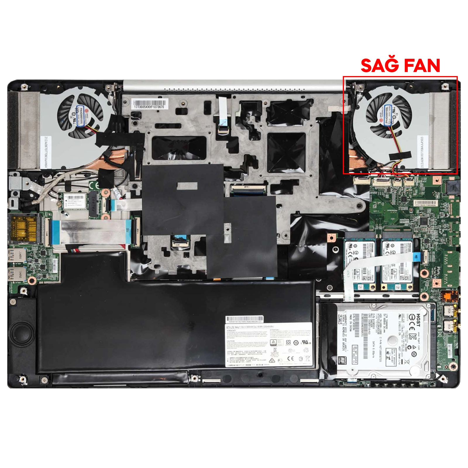 Msi GS70 Stealth 6QD-009XTR GPU - VGA Fan - Ekran Kartı Fanı Satın Al ...