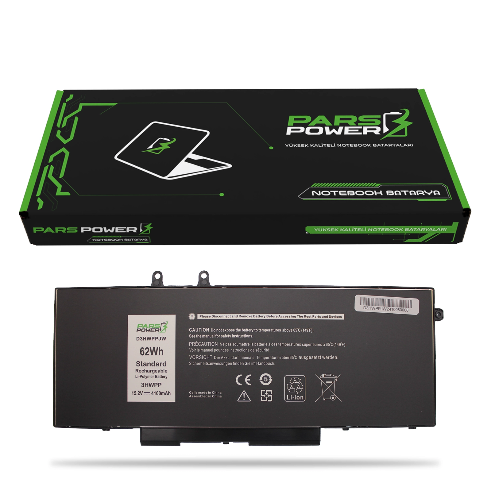Dell Inspiron P98F, P98F001 Batarya - Pil (Pars Power) Satın Al - Aynı ...