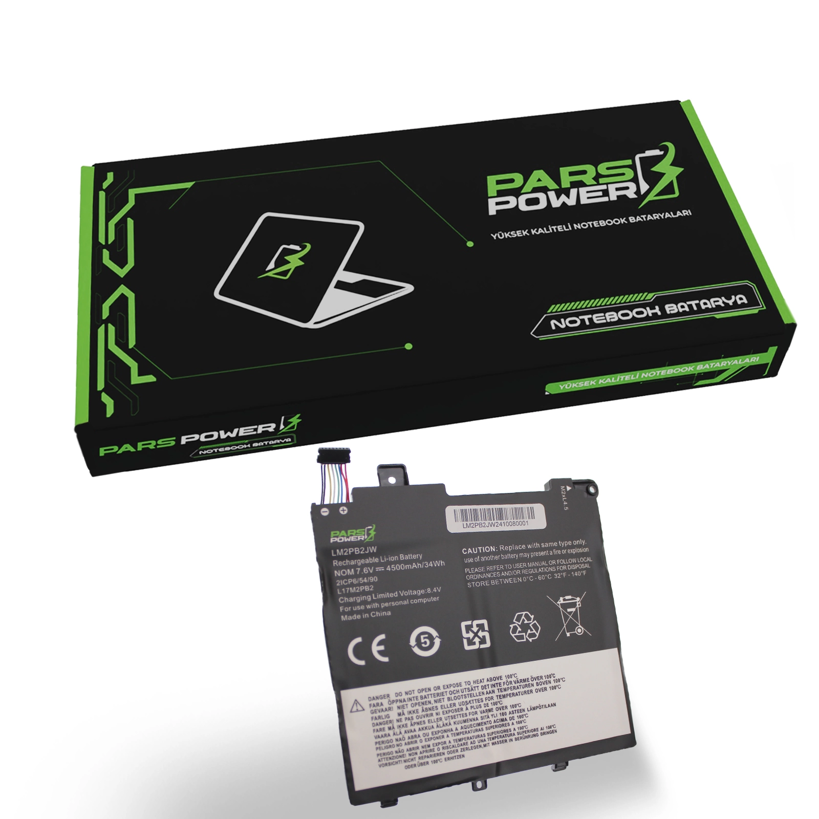 Lenovo IdeaPad V330-14ARR 81B1, V330-14IGM Batarya - Pil (Pars Power ...