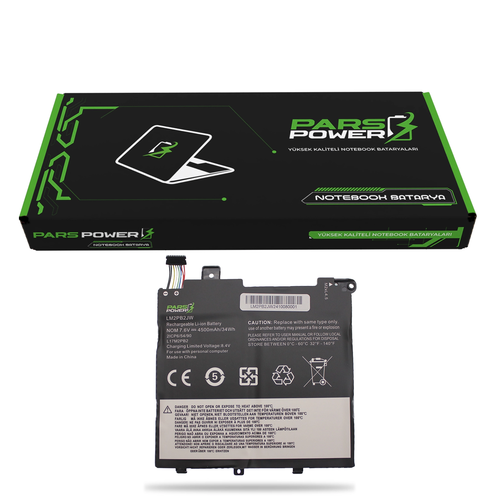 Lenovo IdeaPad V330-14ARR 81B1, V330-14IGM Batarya - Pil (Pars Power ...