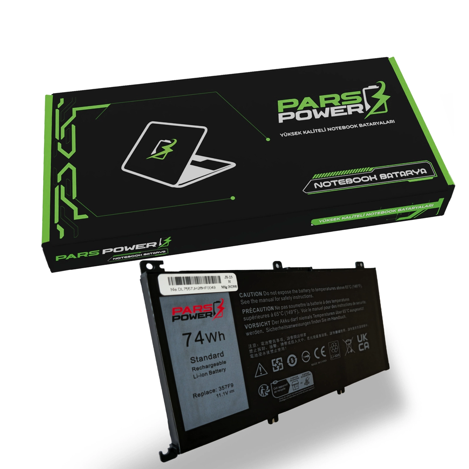 Dell Inspiron P65F001 Batarya - Pil (Pars Power) Satın Al - Aynı Gün Kargo