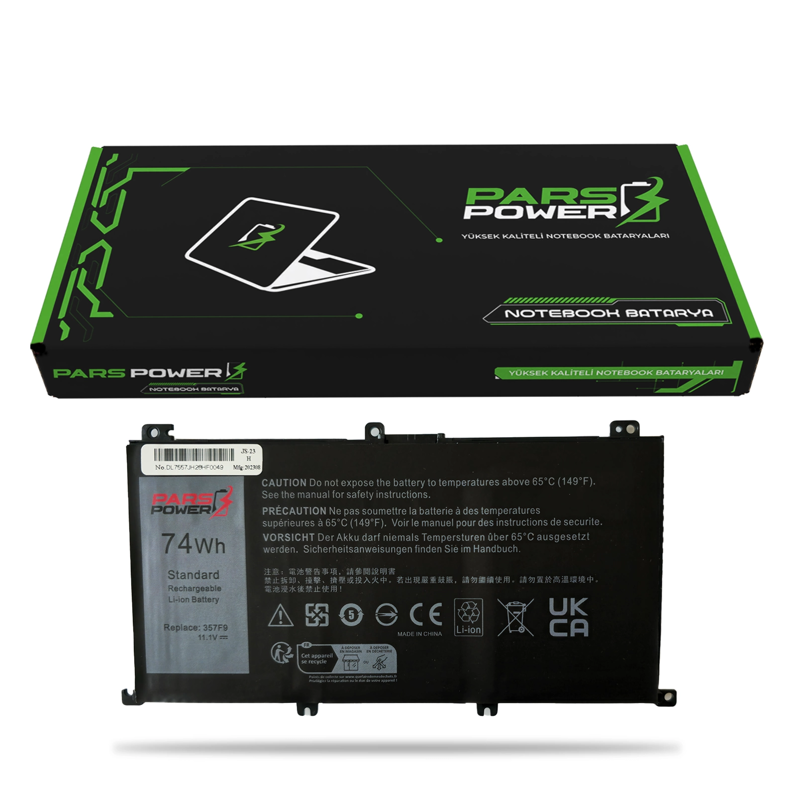 Dell Inspiron P65F001 Batarya - Pil (Pars Power) Satın Al - Aynı Gün Kargo