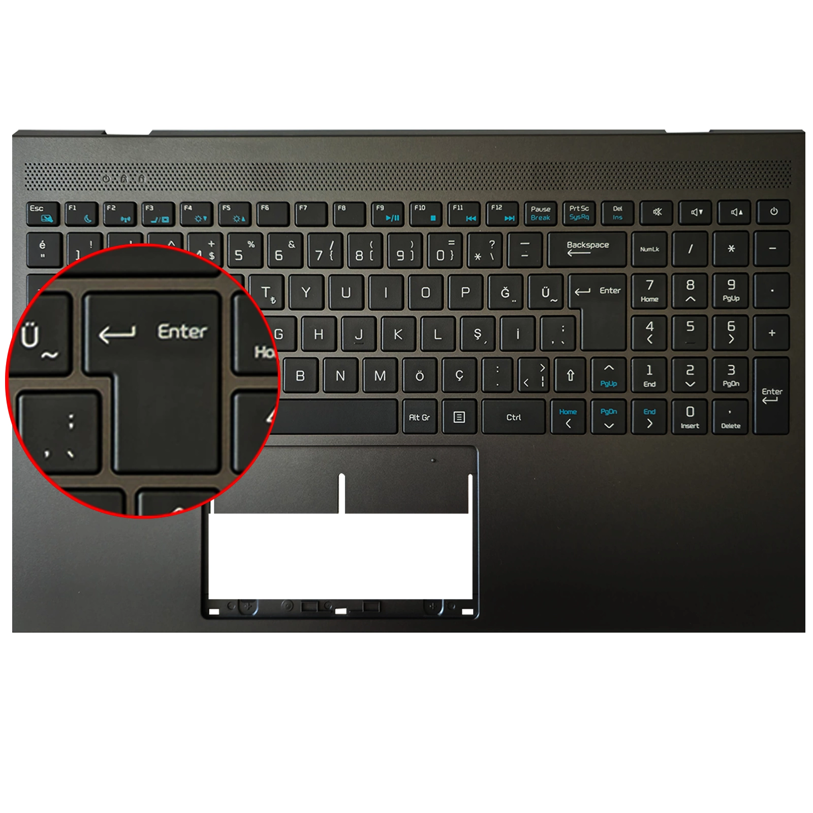 Casper Nirvana C500.1135-8D00X-G-F Notebook Klavye Kasalı (Siyah TR ...