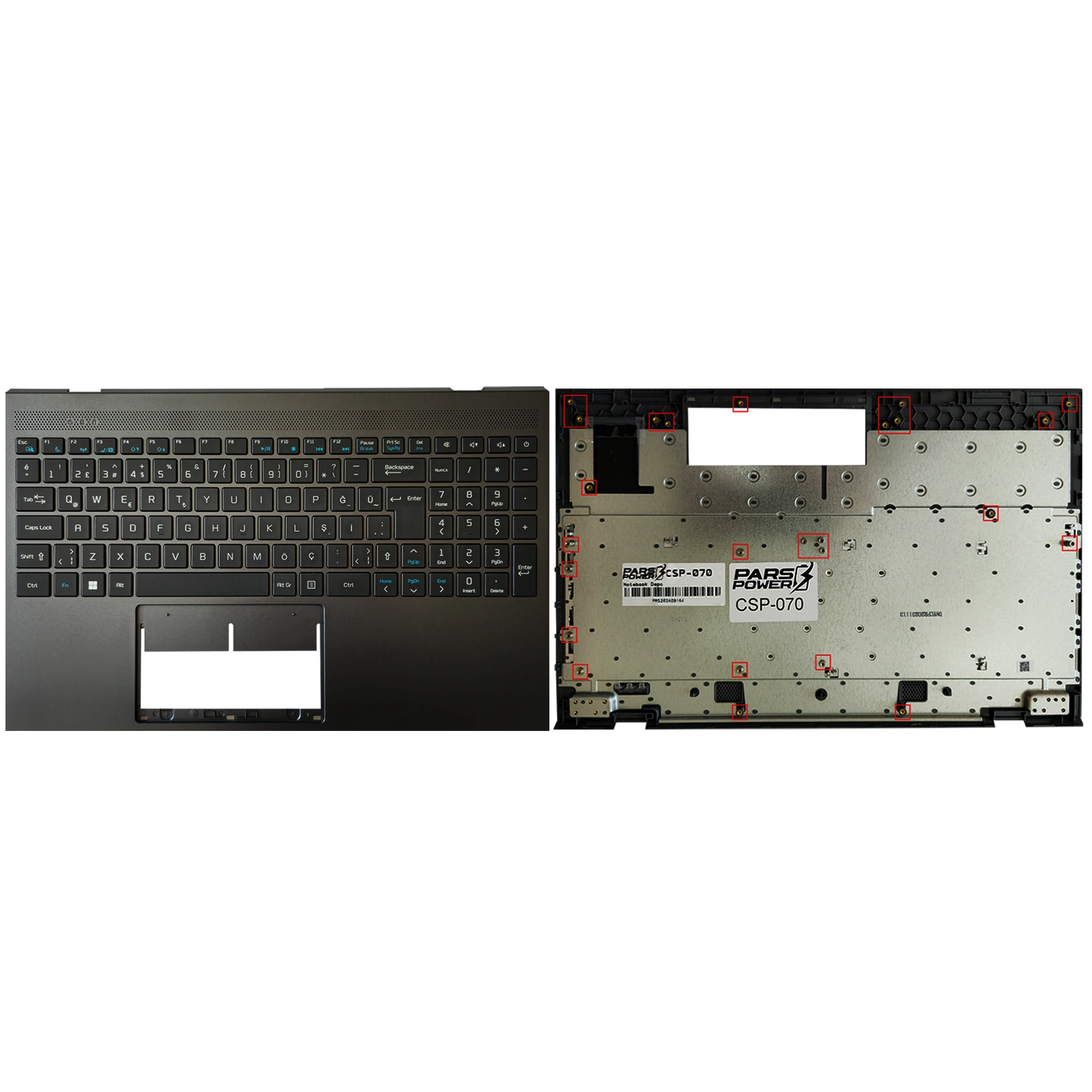 Casper Nirvana C500.1135-8D00X-G-F Notebook Klavye Kasalı (Siyah TR ...
