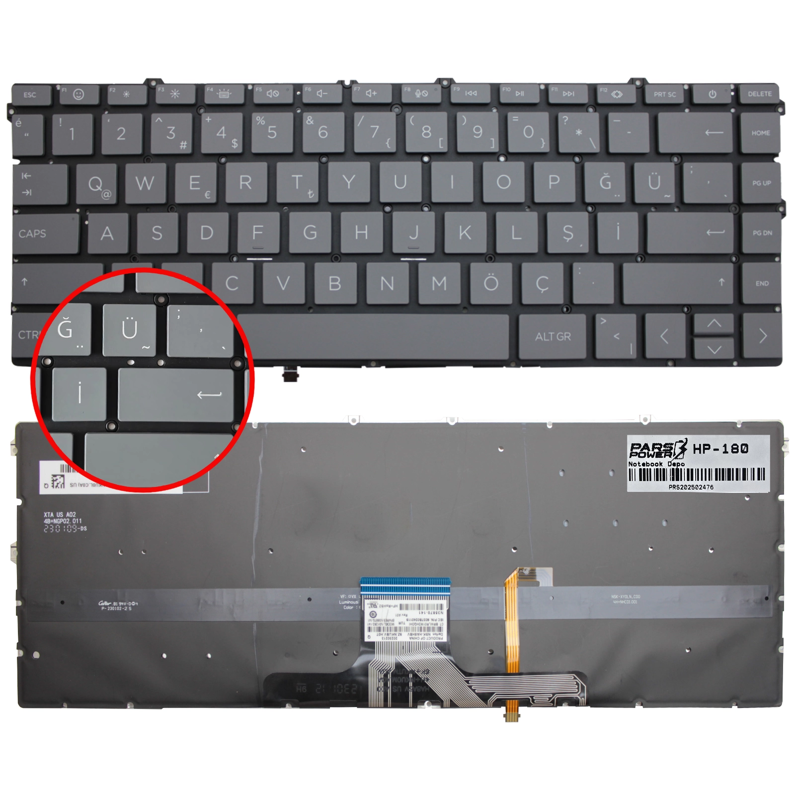 Hp Envy x360 15z-ey100 Klavye Işıklı (Siyah TR) Satın Al - Aynı Gün Kargo