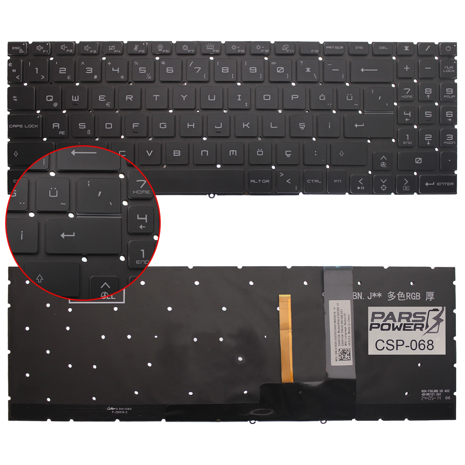 MSI Sword 15 A11UD-1034 Klavye Işıklı (Siyah TR) Satın Al - Aynı Gün Kargo