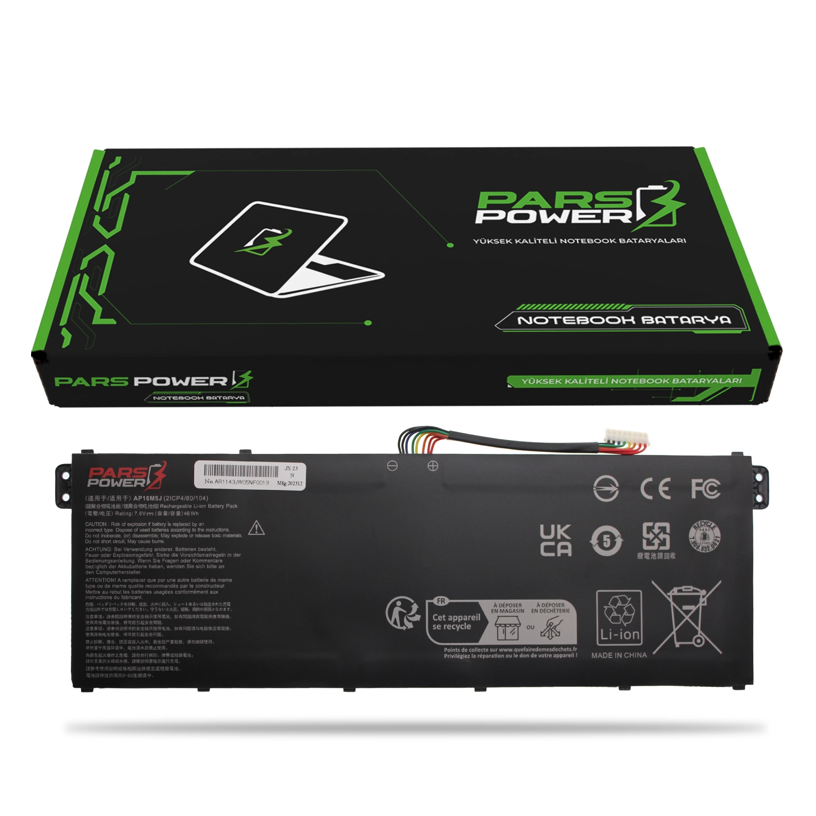 Acer Aspire N18Q13 Batarya - Pil (Pars Power) Satın Al - Aynı Gün Kargo