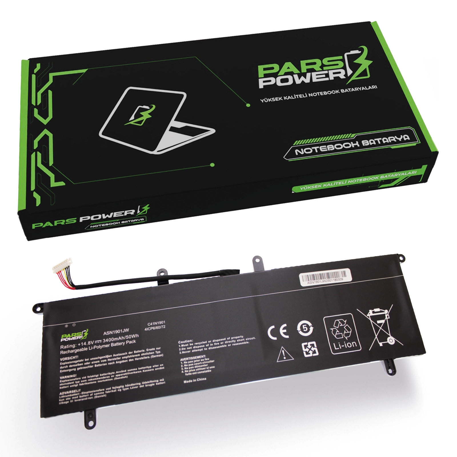 Asus Zenbook Duo UX481FA-BM018T Batarya - Pil (Pars Power) Satın Al ...