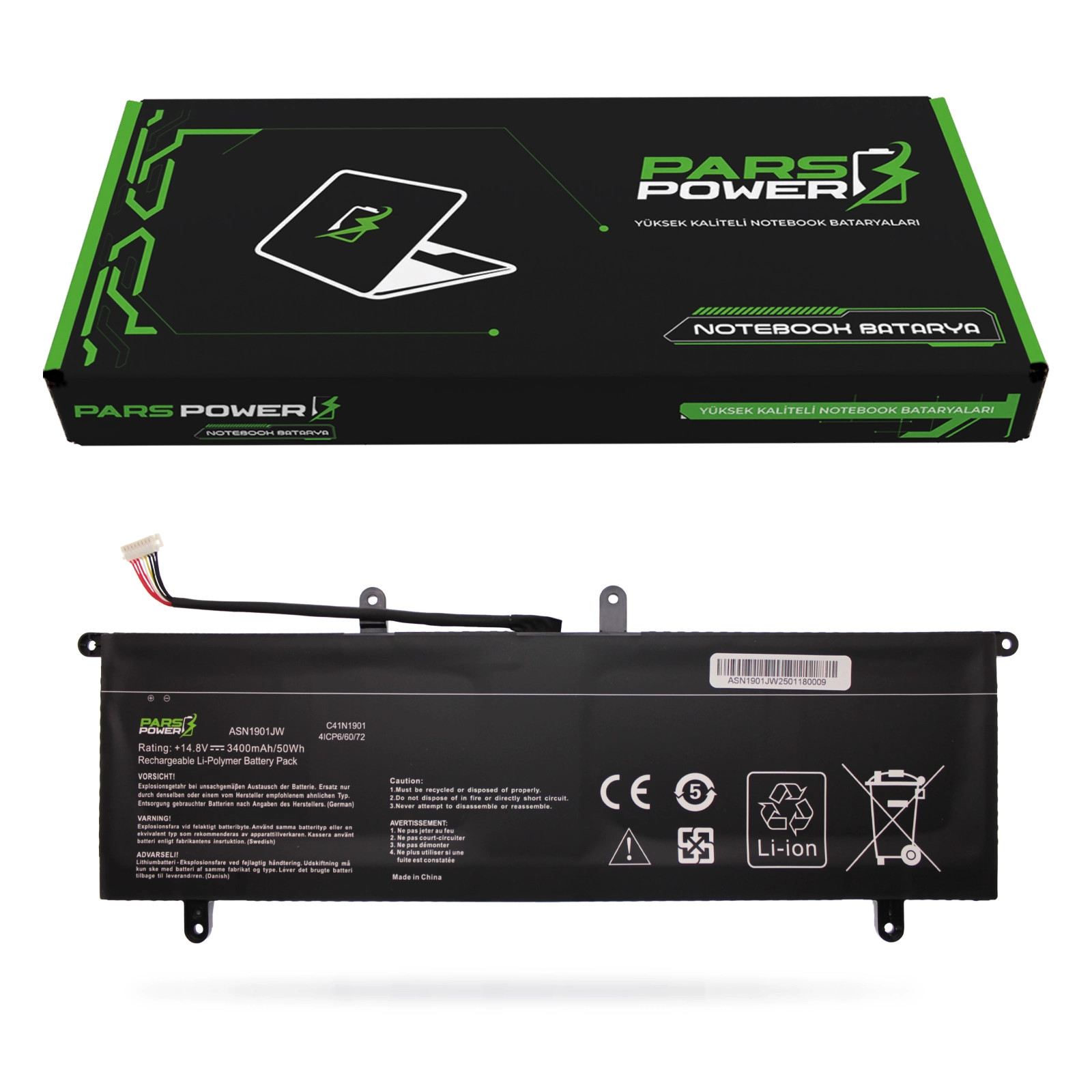 Asus Zenbook Duo UX481FL-BM002T Batarya - Pil (Pars Power) Satın Al ...