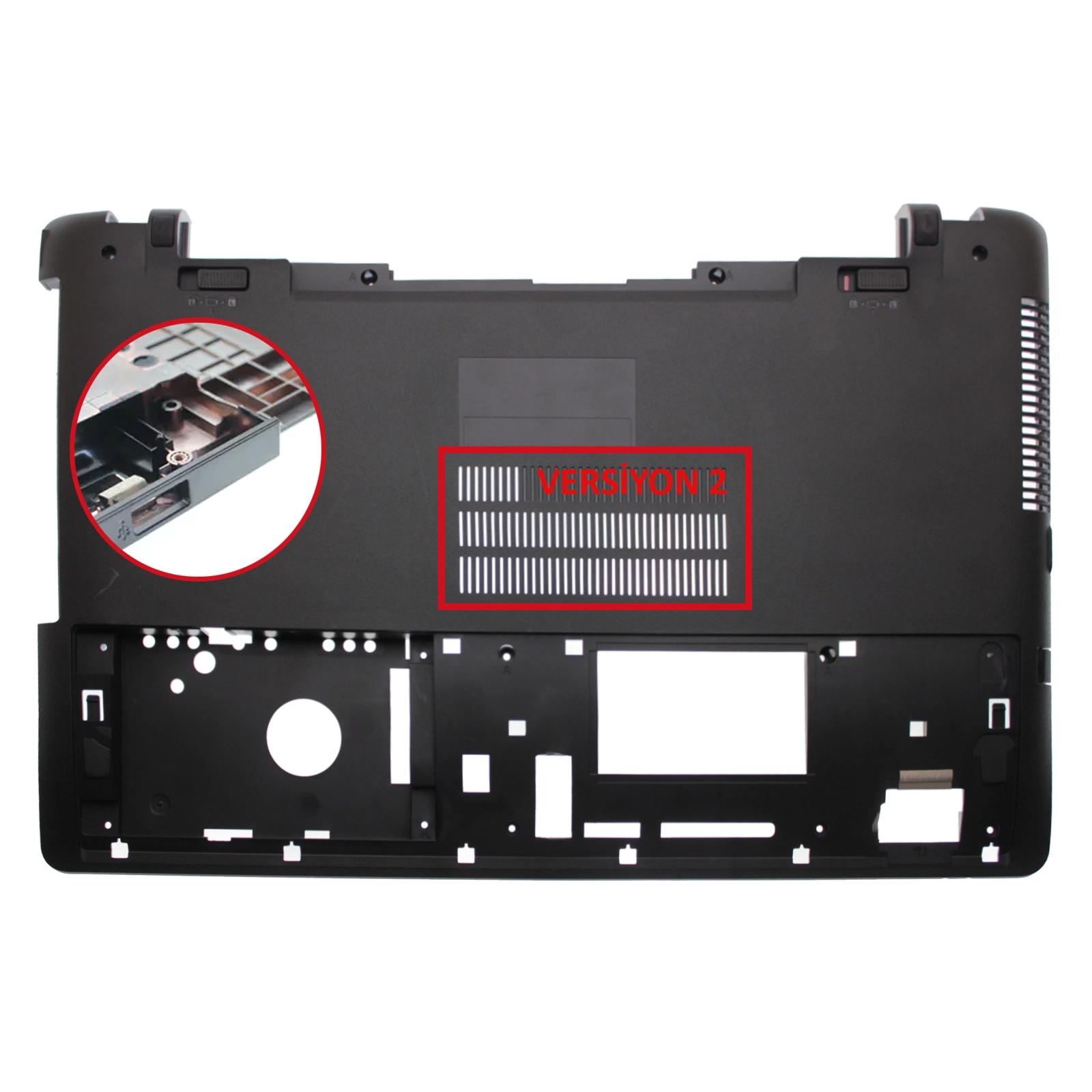 Asus X550VC-XO016H Notebook Uyumlu Alt Kasa Satın Al - Aynı Gün Kargo