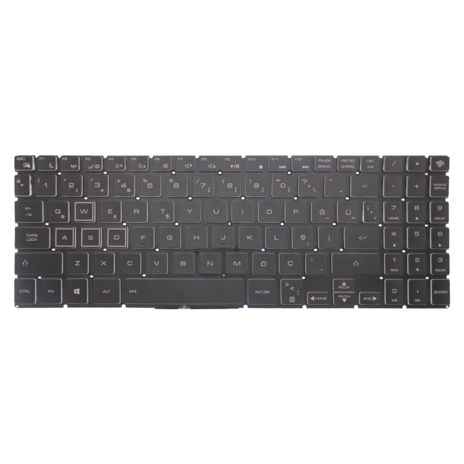 Casper Excalibur G900.1180-EF70R-B Klavye Işıklı (Siyah TR) Satın Al ...