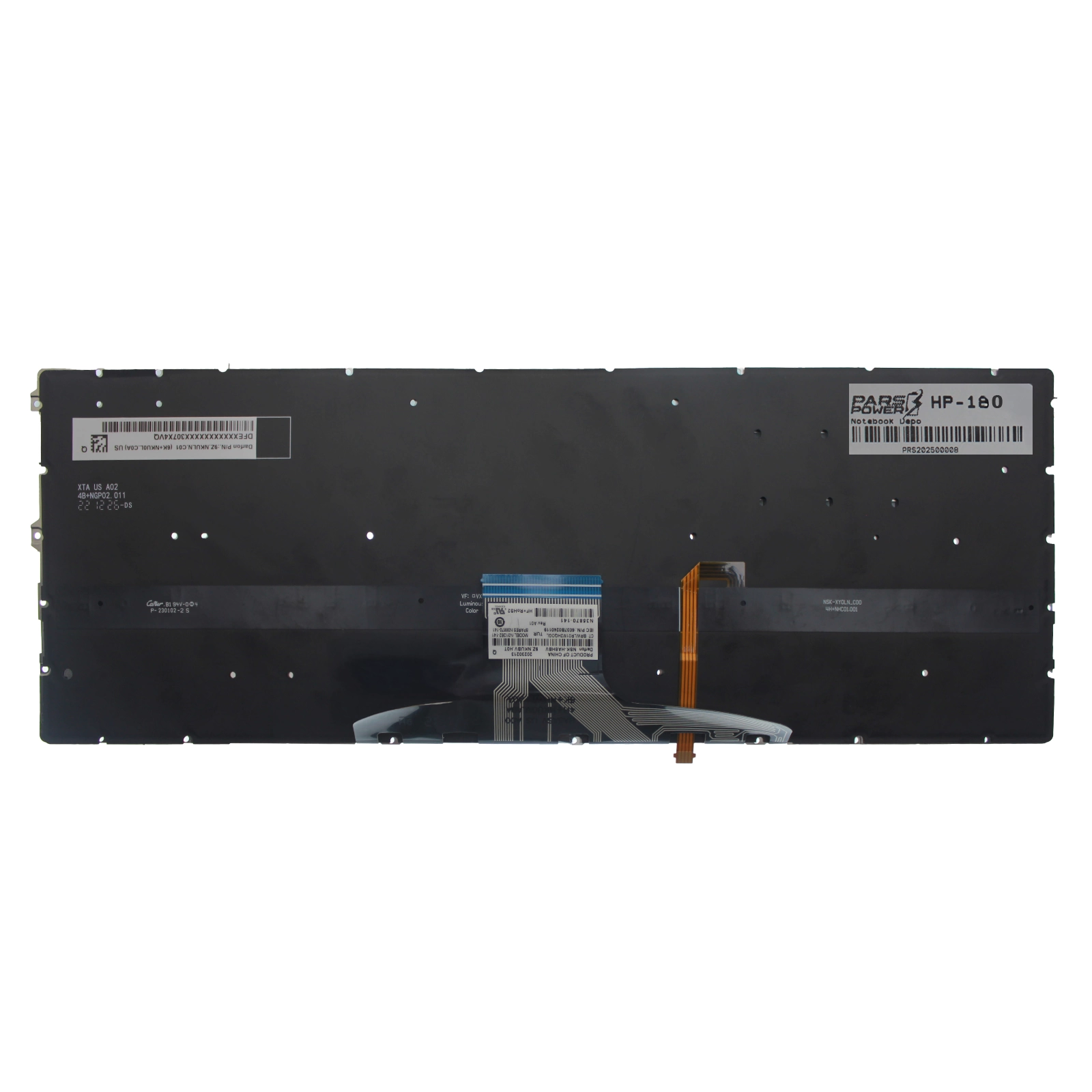 HP-180 Klavye Işıklı (Siyah TR) Satın Al - Aynı Gün Kargo