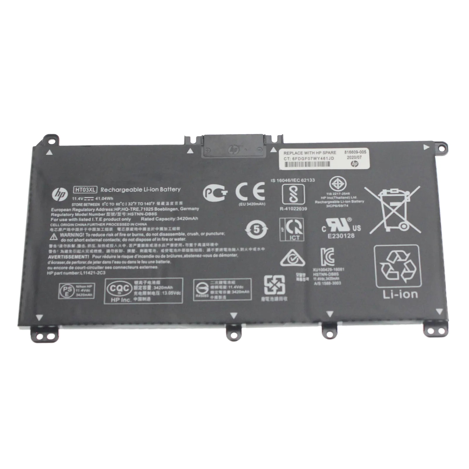 Hp 348 G5, Ht03xl, TPN-Q222 Batarya - Pil Satın Al - Aynı Gün Kargo