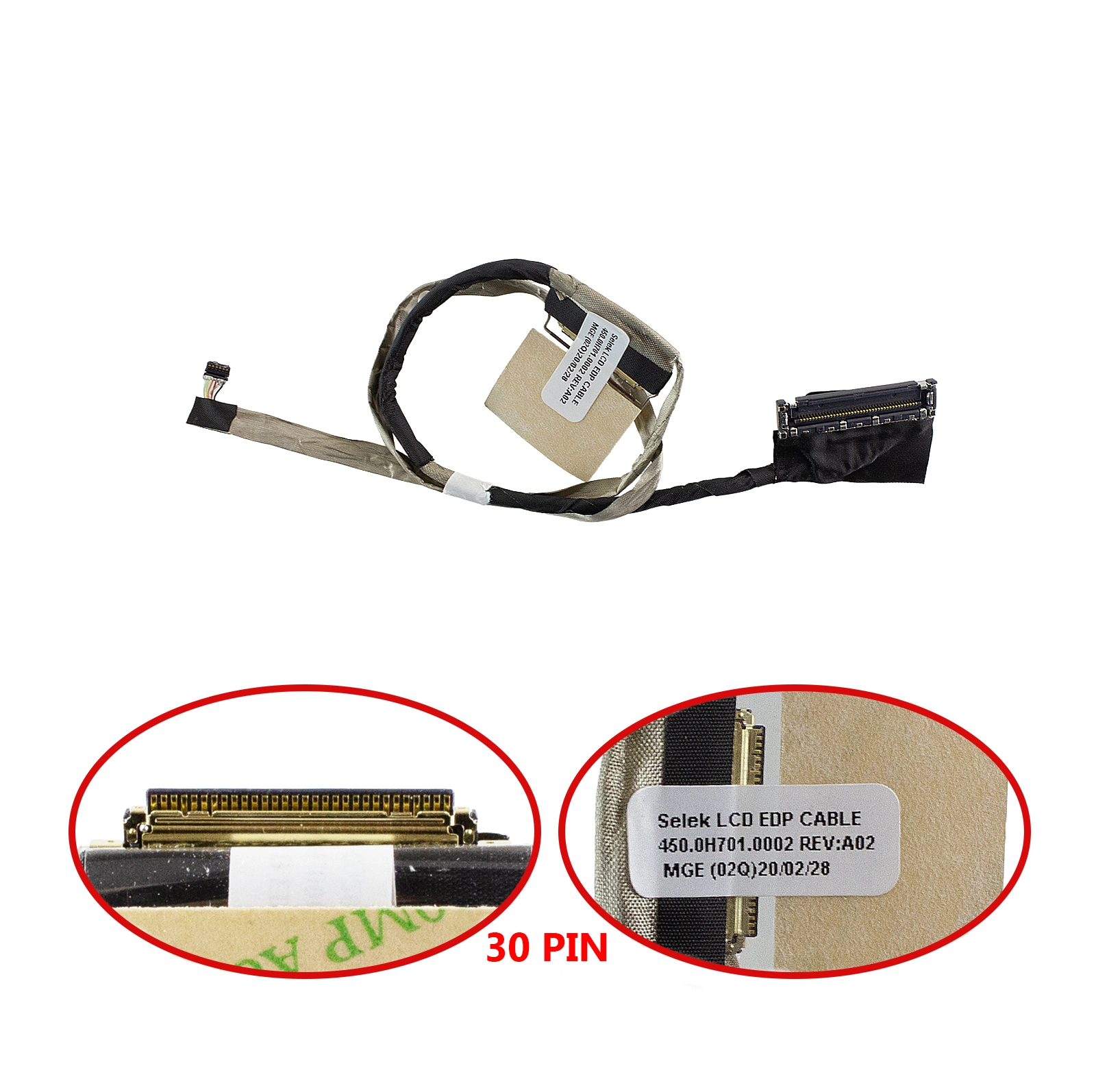 Dell G3 15 3590 P89F Lcd - Ekran Data Flex Kablo Satın Al - Aynı Gün Kargo