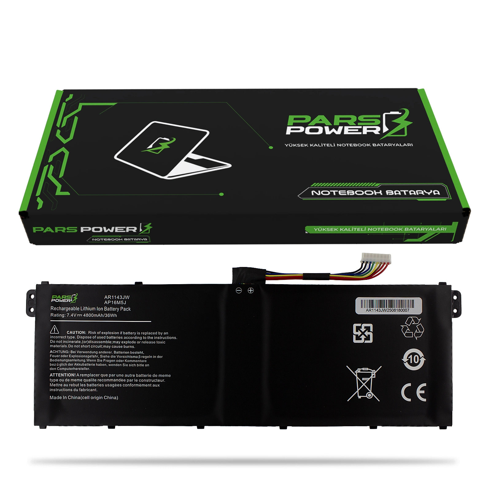 Acer Aspire 3 A315-21-942R, A315-21-948C Batarya - Pil (Pars Power ...