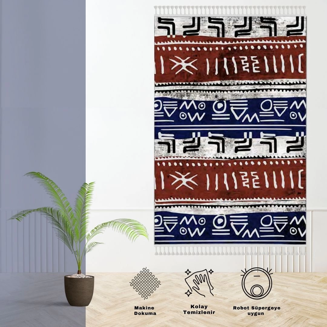 Evalife ISK014 İskandinav Tarzı Modern Halı