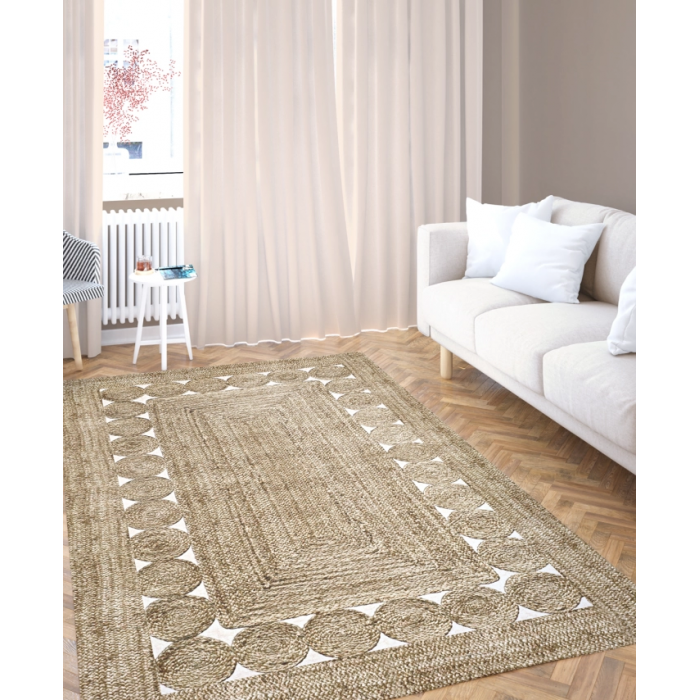 Evalife Anatolian Star 0151 Premium Kaymaz Tabanlı Yıkanabilir Halı