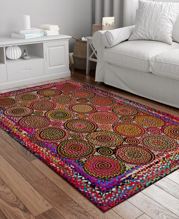 Evalife Anatolian Star 8182 Premium Kaymaz Tabanlı Yıkanabilir Halı