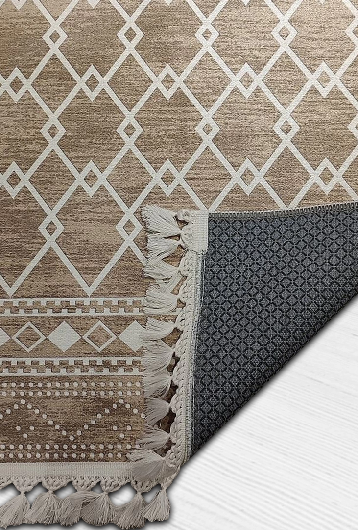 Evalife ISK004 Modern İskandinav Kalın Kaymaz Taban Kolay Temizlenen Kilim